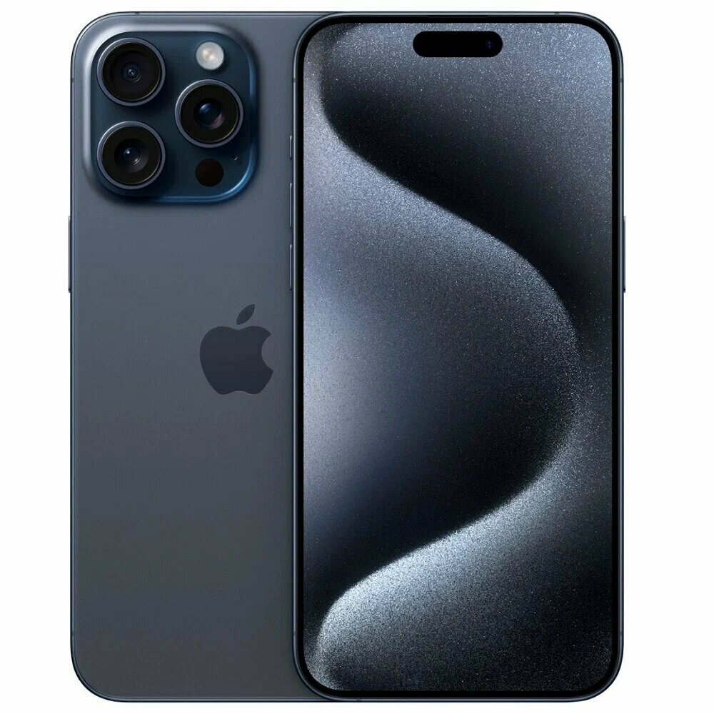 Смартфон Apple iPhone 15 Pro Max 1TB, Dual: nano SIM +eSIM, Blue (Синий) JP