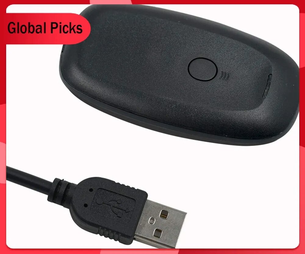 Беспроводной USB 2.0 адаптер игрового приемника для Microsoft Xbox 360