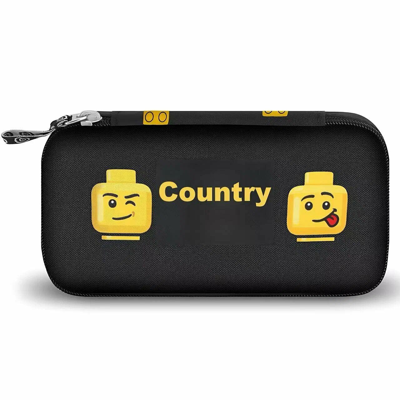 Пенал LEGO Stationery Box, Double-Layer 3D Cartoon Pencil Case, Hard Shell, Gift for Girls And BoysBack-To Present Black