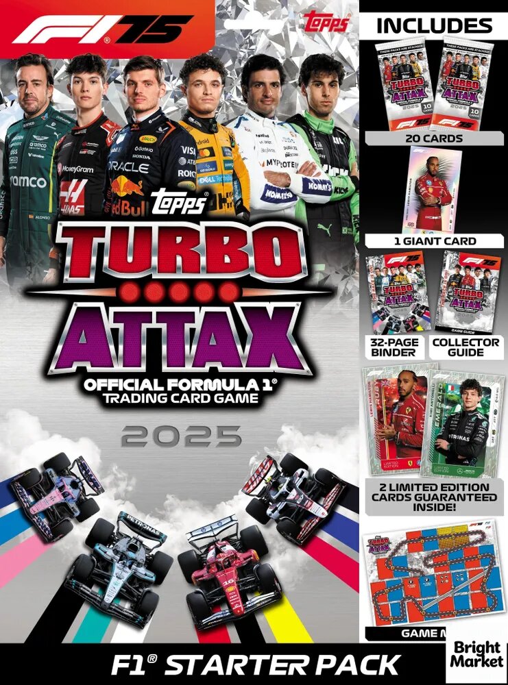Topps Turbo Attax Formula 1 2025 - Standard Starter Pack Спортивная карточка