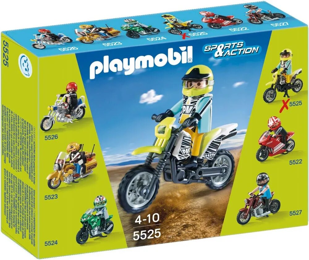 Playmobil-Мир Моби: Мотоцикл для бездорожья-5525