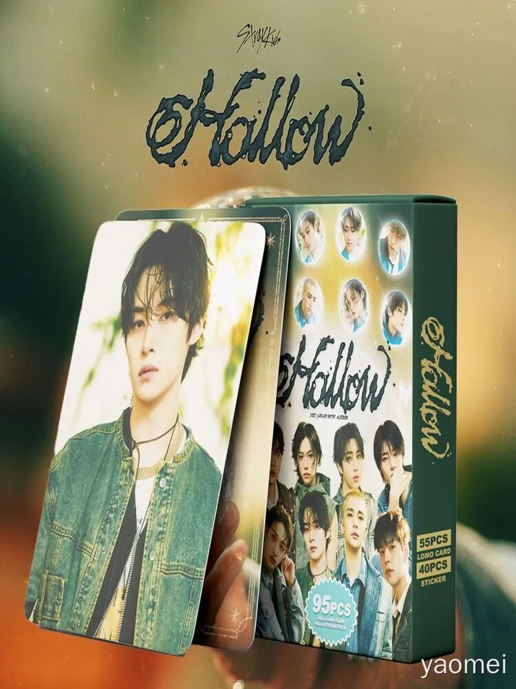 VOFIRROB STRAY KIDS полые LOMO-карточки, 95 шт, 3-й японский мини-альбом, K-POP, гигантские мини-фотокарточки STRAY KIDS SKZ 2025 HOP, коллекционные карточки, постер SKZOO, стикер