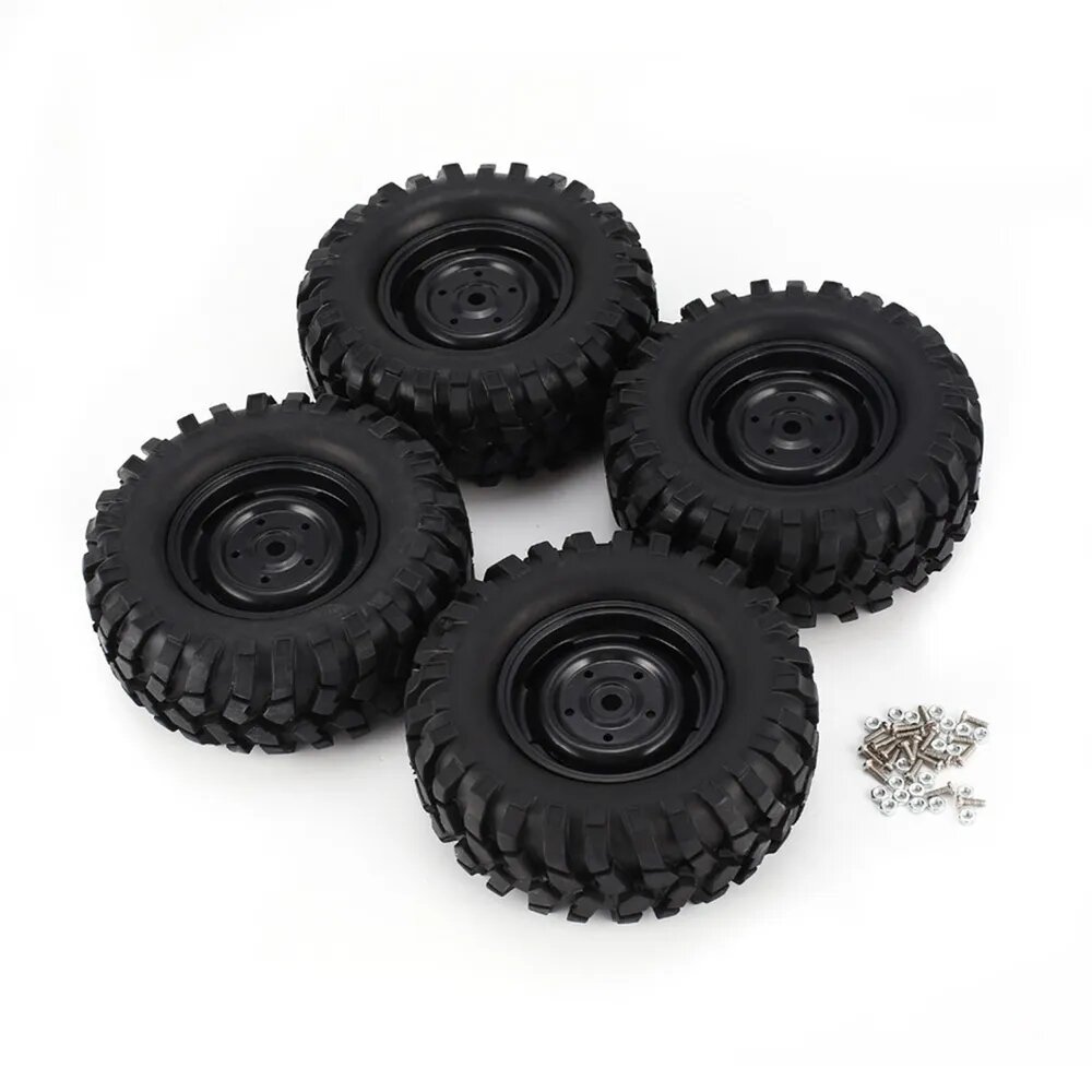 Шины для модели 1/10 SCX10 D90 CC01, - черный контур
