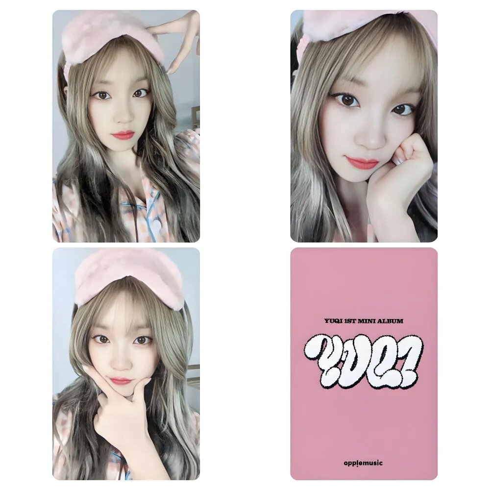 Фотокарточка Юци (G)I-DLE коллекция разных дизайнов