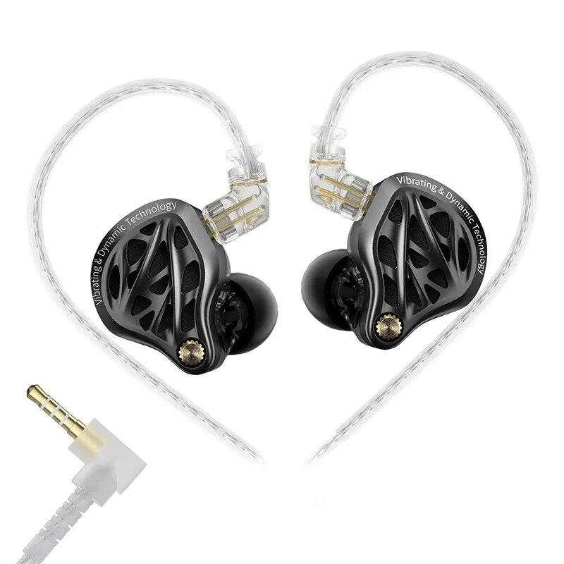 KZ Vibe X проводные наушники с вибрационными басами Vibe-X-3.5mm-No Mic