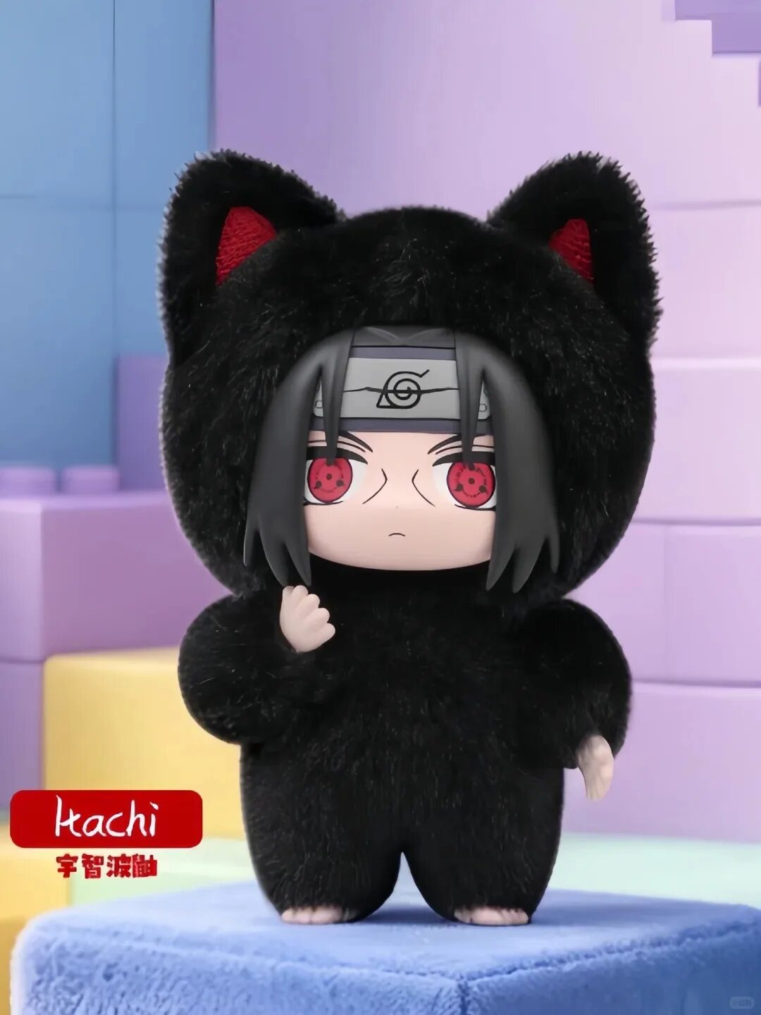 Фигурки-сюрпризы TOPTOY Eaki Naruto V3 Kitten Land Neji Hyuga Gaara Черный, Itachi
