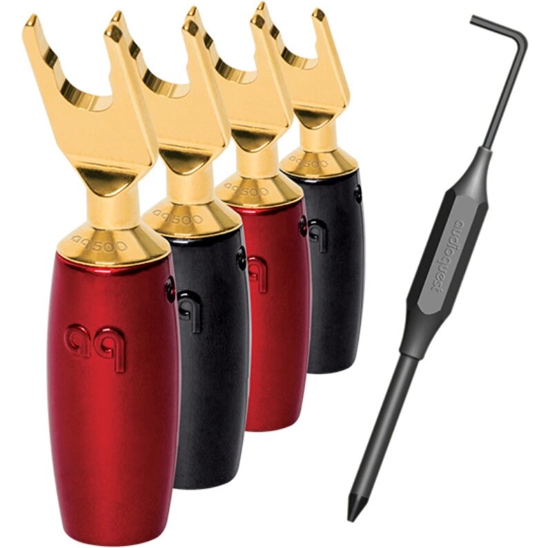 Разъем "Лопатка" Audioquest SureGrip507 Multi-Spade Gold (Set 4)