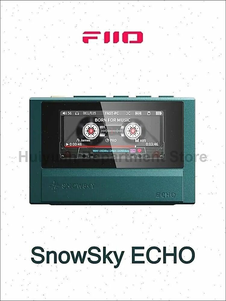 FiiO SnowSky ECHO Портативный Bluetooth MP3-плеер с системой двойного вывода объемом 8 ГБ и поддержкой CS43198 DSD WAV