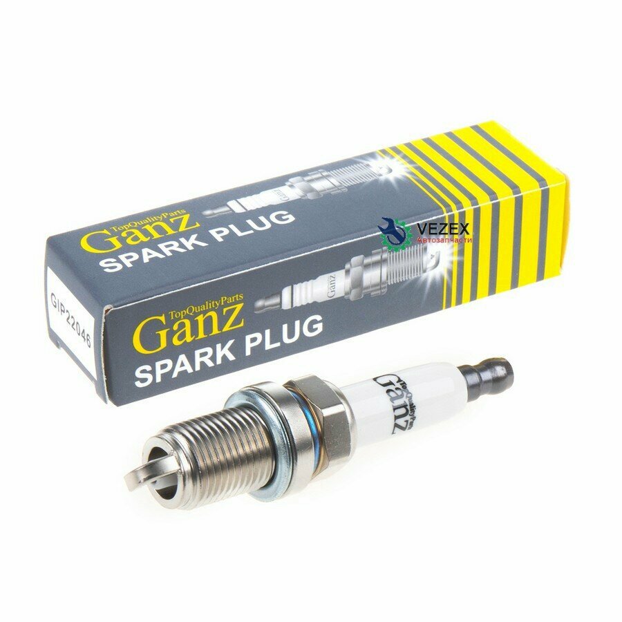GANZ GIP22046 Свеча зажигания (91039) Iridium OPEL Astra GTC J/1.4/10.11->, Astra J/1.4/12.09->, GANZ GIP22046