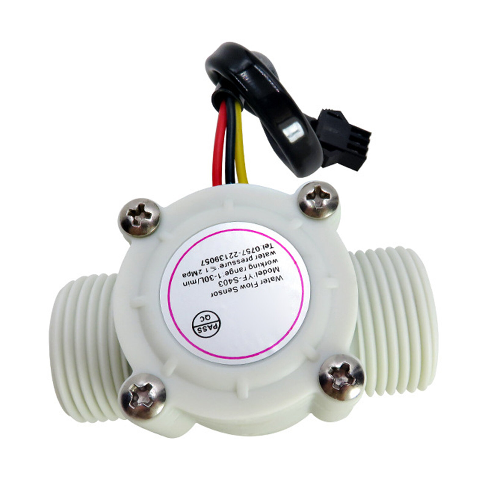 DN20 Clowmeter Flowmeter 1-30L/MIN Страница жидкости легкая