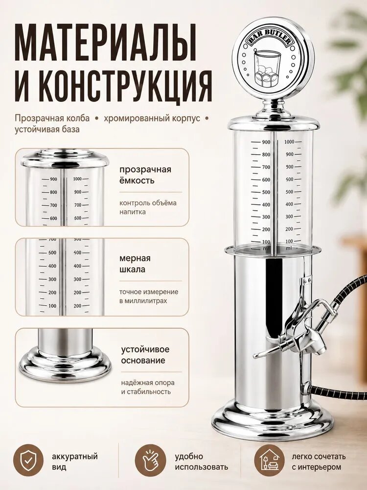 Диспенсер для напитков, 1 л — фото 1