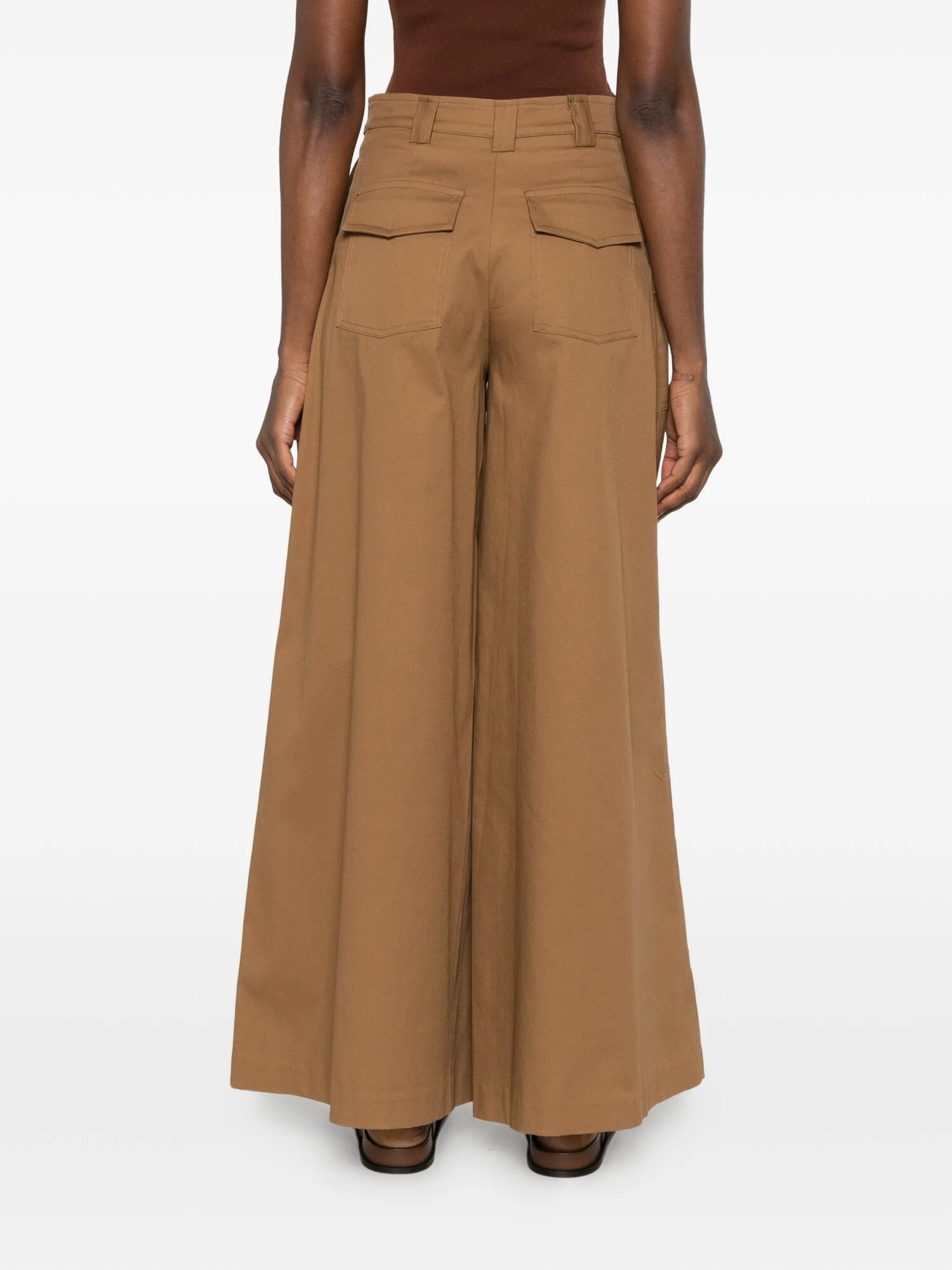 Брюки Marc Ellis Patch-pocket palazzo pants, размер 40 — фото 1