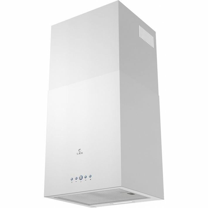 Вытяжка для кухни каминная Lex Mono 400 белый