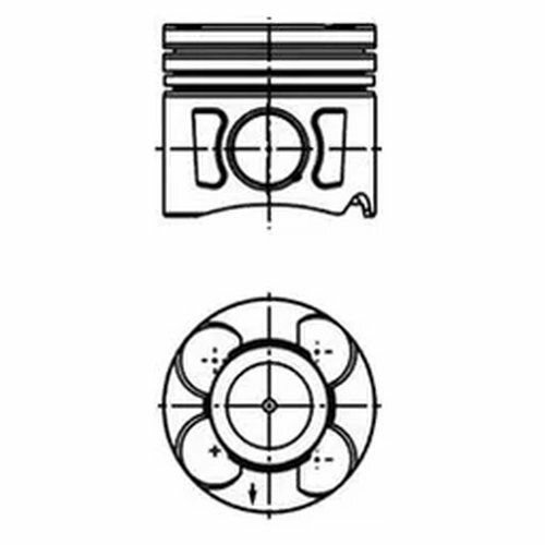 Поршень комплект Knecht/Mahle 011PI00100000