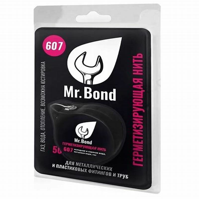 Mr.Bond 607. Нить для герметизации резьбы, 50 м