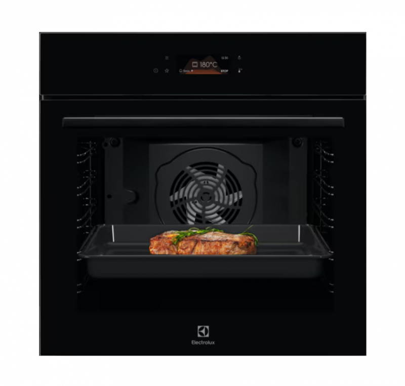 Духовой шкаф Electrolux LOE8P38Z, пиролиз, телескопы, TFT дисплей, черный (Италия)