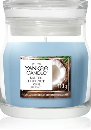 Свеча ароматическая Yankee Candle Salted Coconut Signature, 110 г