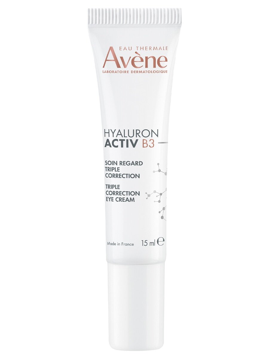 Avene Hyaluron Activ B3 Крем для кожи вокруг глаз тройного действия 15 мл, Авен Гиалурон