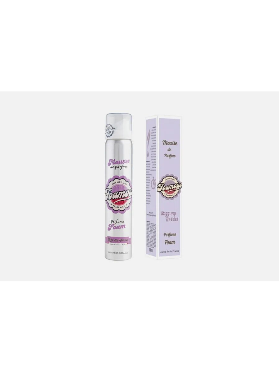 FOAMOUS Razz my Berries Парфюмированный мусс для тела 100мл