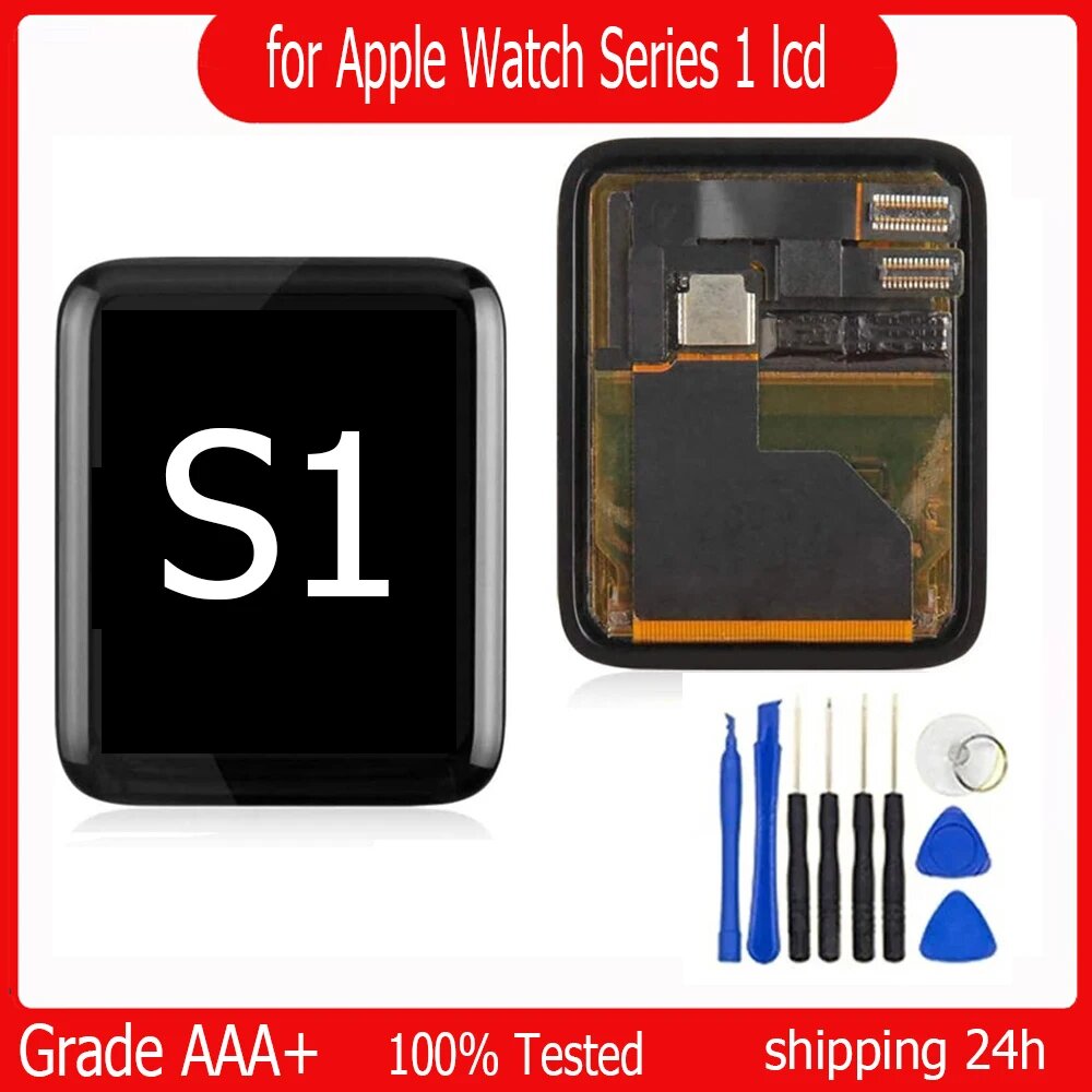 ЖК-дисплей для Apple Watch Series 1, дисплей Φ 38/42 мм, A1802, A1803, A1553, A1554, для Apple 42mm
