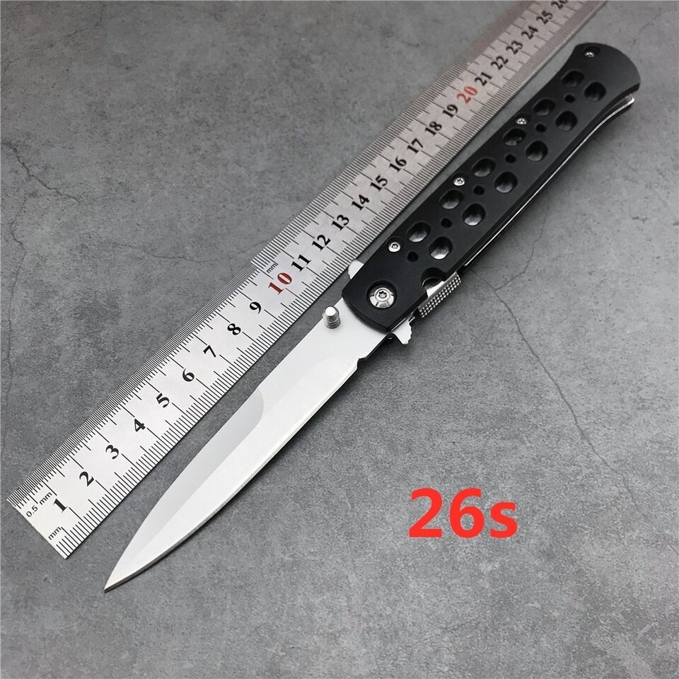 Складной мини-нож Cold Steel Tuff Lite 20LT с нейлоновой рукояткой, лезвие из стали 440C, тактический инструмент для выживания на природе и кемпинга.