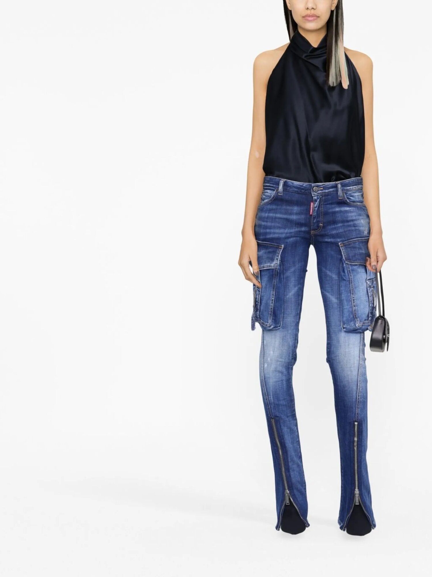 Джинсы карго DSQUARED2 Cargo flared jeans, размер 40 — фото 1