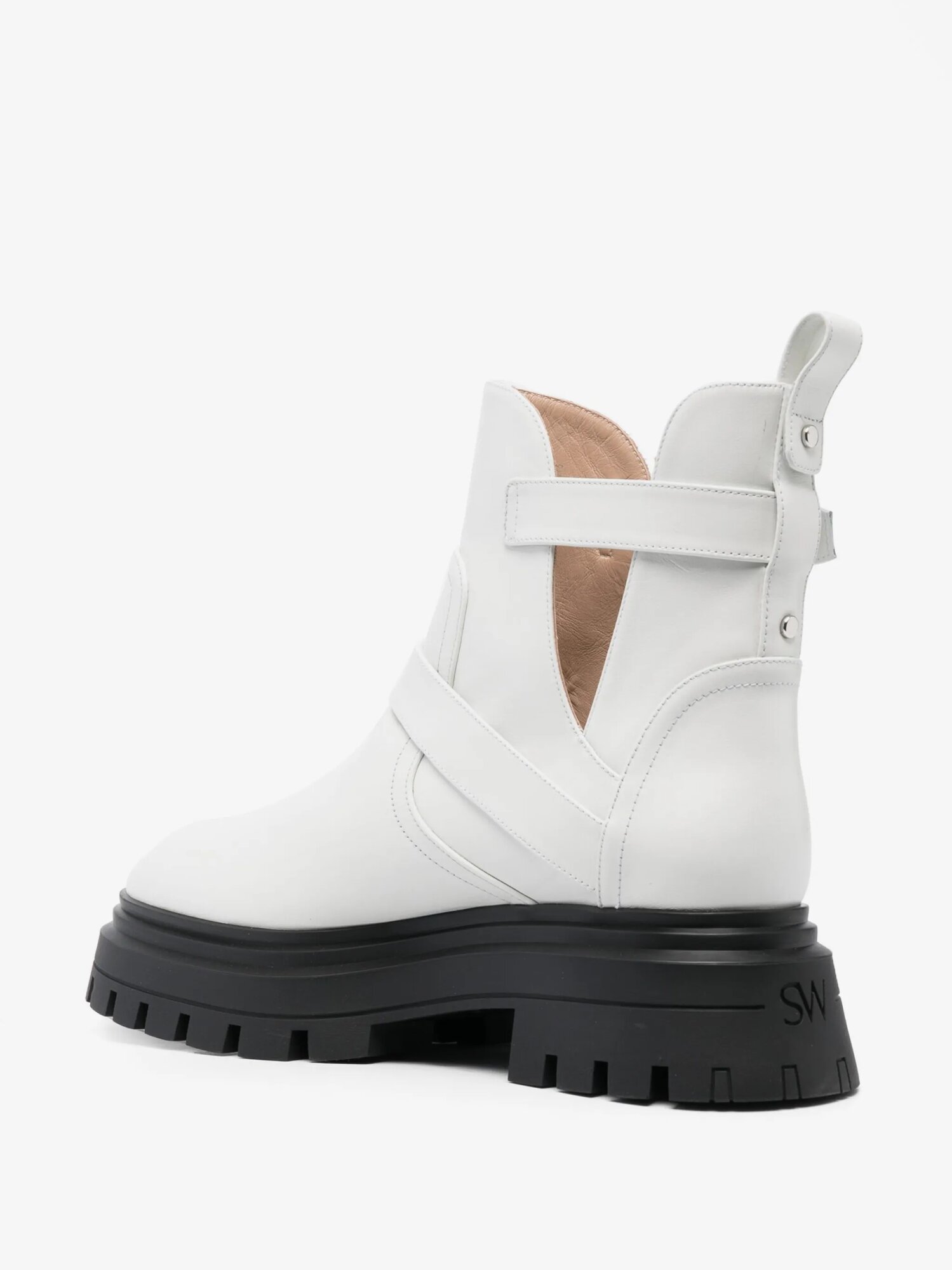 Ботинки Stuart Weitzman Maverick Bedford, размер 39, бежевый/белый — фото 1