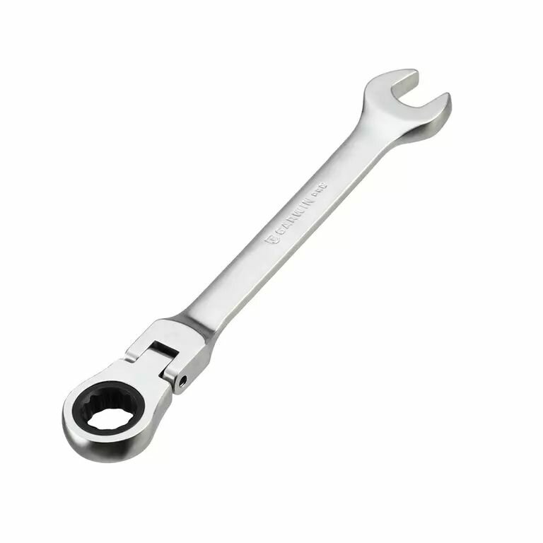Ключ комбинированный, трещоточный, шарнирный, 17 мм GARWIN PRO 602135-17