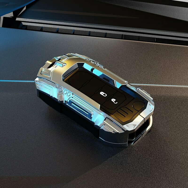 Ключевой чехол для Jeep Compass, Freedom, Grand Cherokee, Liberty, Commander — Модель I, цинковый сплав, одиночный чехол