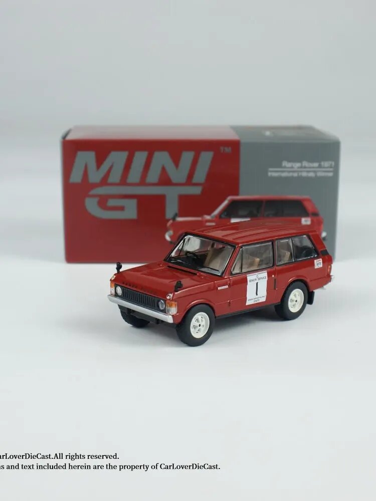 Машинка TSM MiniGT 1/64 #893 Range Rover 1971 International Hillrally Winner Die-cast Alloy Car Model Toy Gift