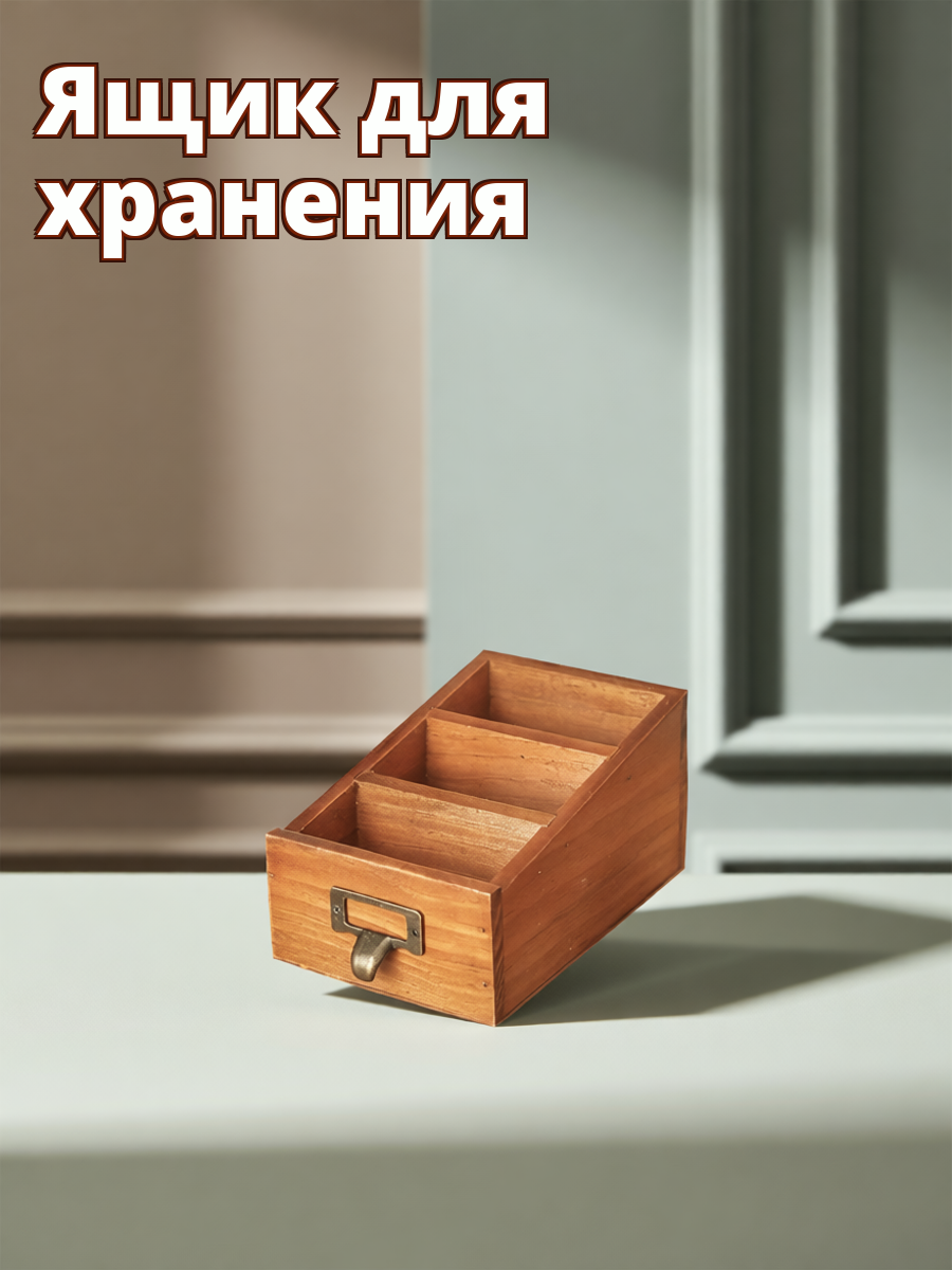 Органайзер Для Стола Коробка Для Хранения Пультов Управления 18X11.7X9.5Cm