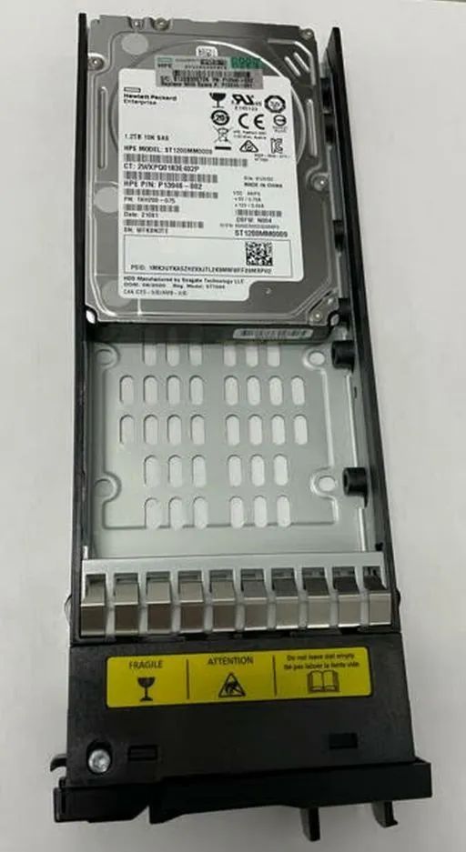 4 ТБ Внутренний жесткий диск HPE 4TB 12G SAS 7.2K 3.5" K2Q82A ST4000NM0125, 3.5", 7200 об/мин, SAS 12 Гбит/с (801557-001)