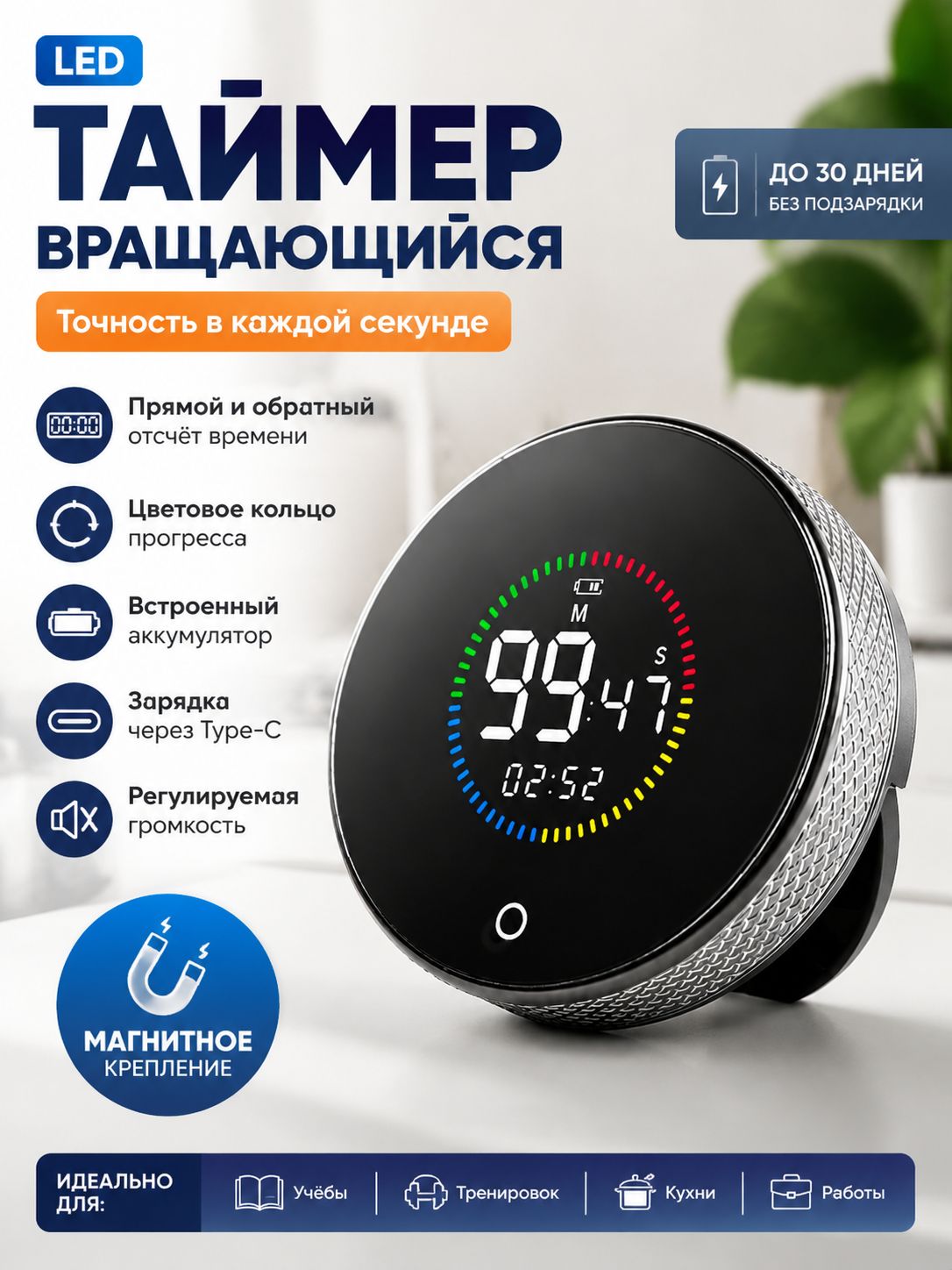 Таймер Электронные 1 шт, Артикул: 5900315821, WatchPower_0: От порта USB