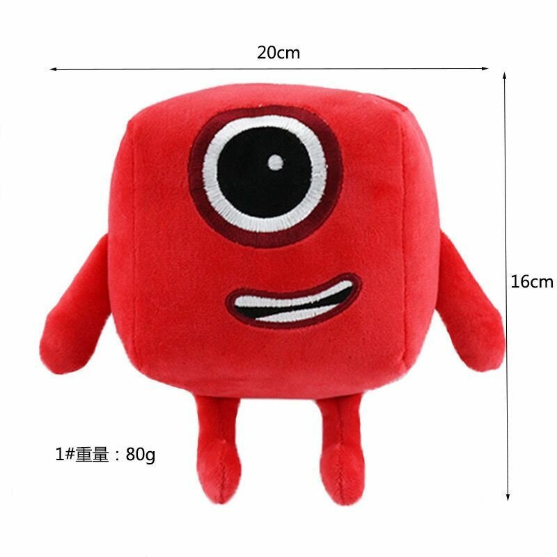 Мягкие Игрушки Numberblocks, Кукла для раннего обучения малыша, Плюшевые игрушки для просвещения детей по математике