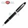 Aurora Ipsilon B10, черная перьевая ручка, перо ef, black silver