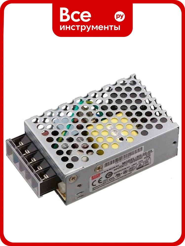 Источник питания Mean Well AC/DC RS-25-24 Т00168894