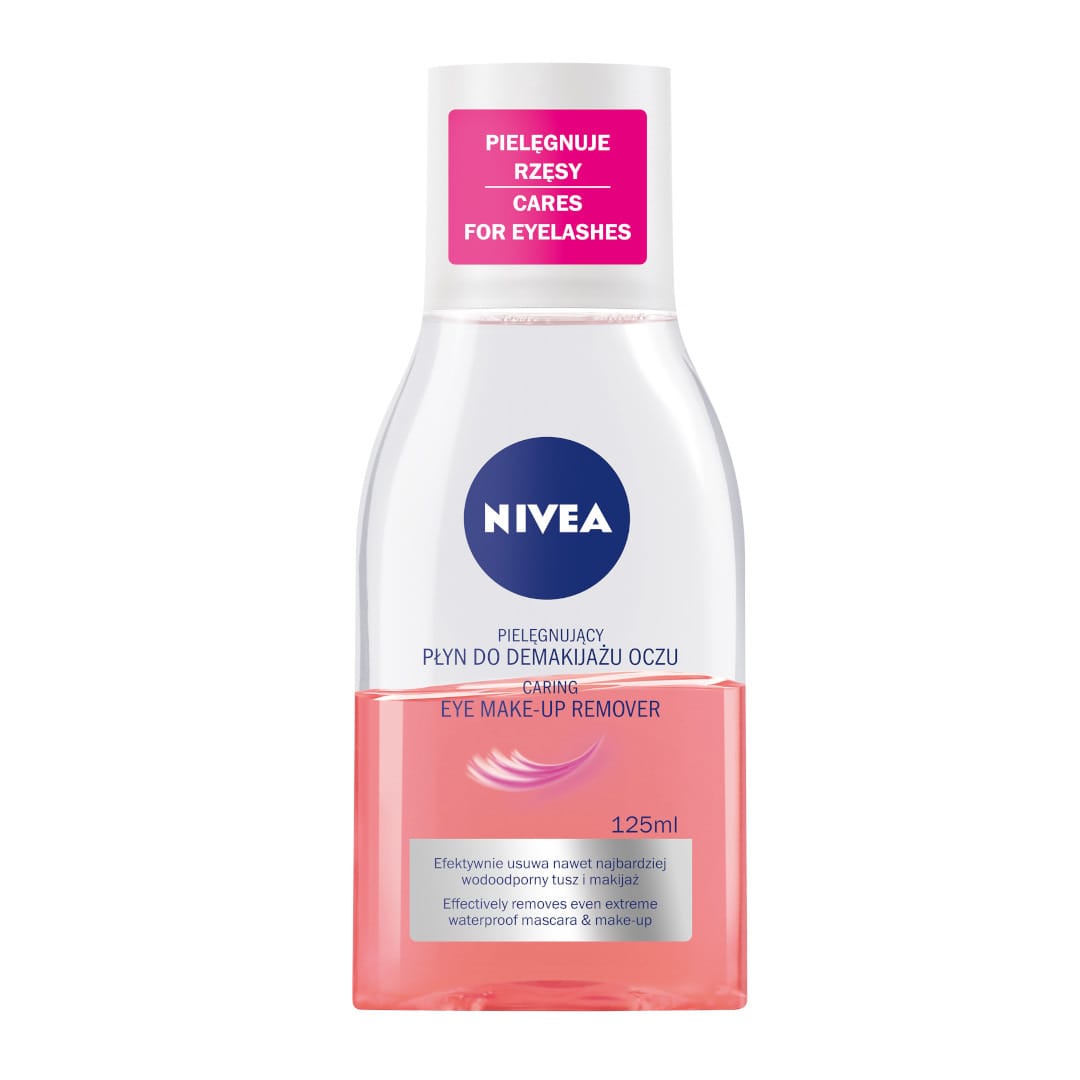 Средство для снятия макияжа Nivea двухфазная жидкость для снятия макияжа глаз, 125 мл
