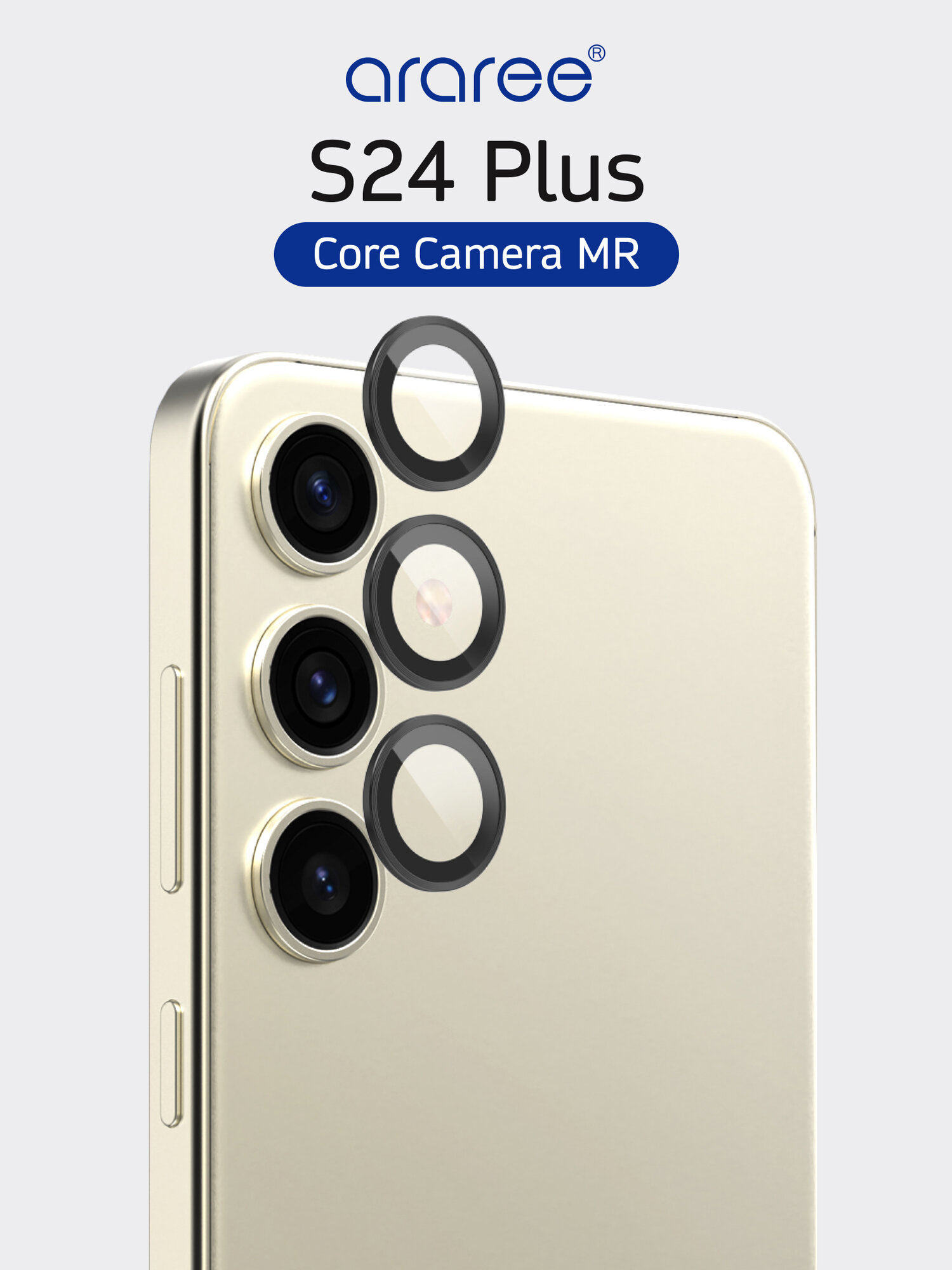 Стекло защитное для камеры Araree Core Camera MR для Samsung Galaxy S24 Plus, 9H