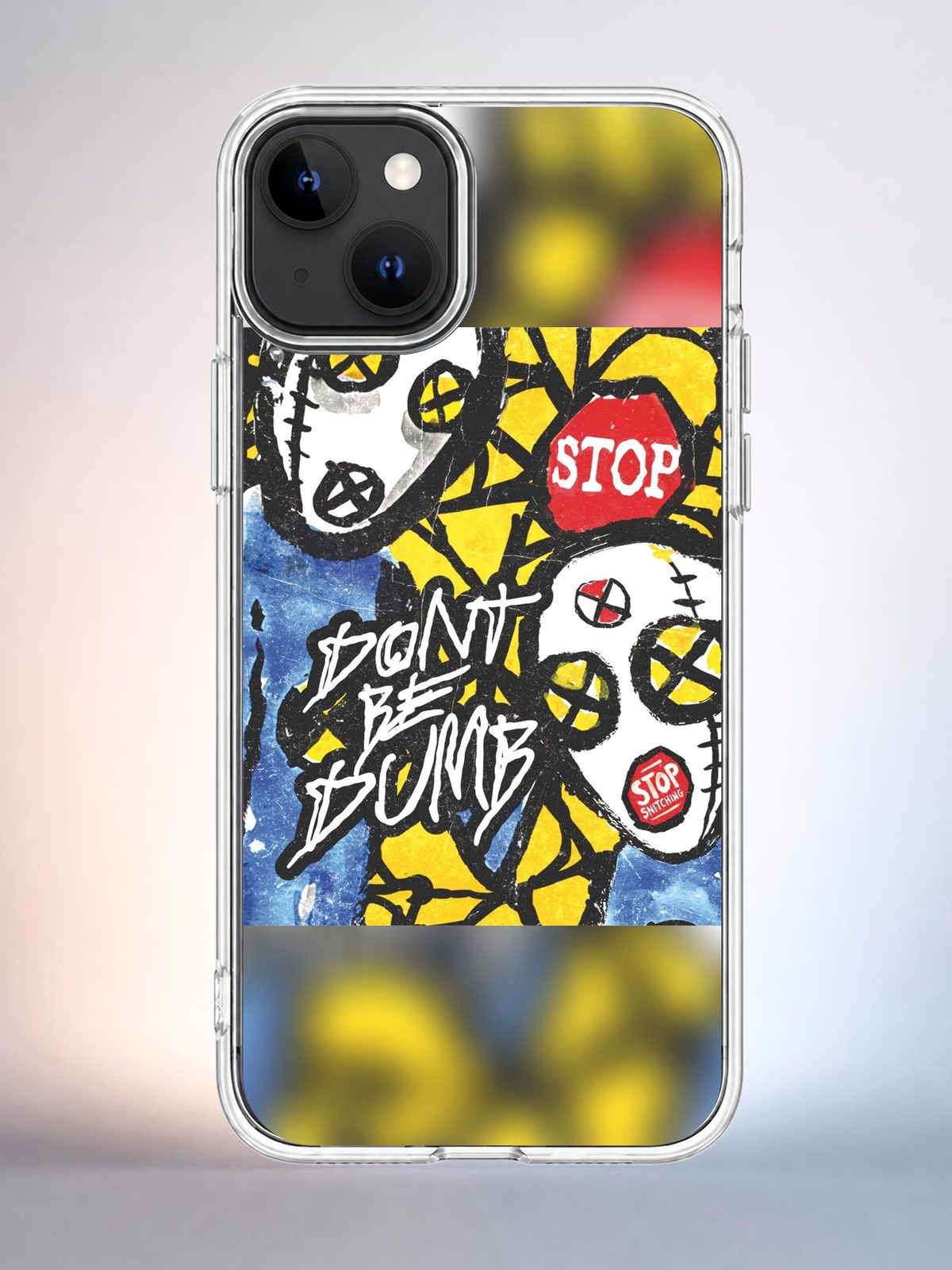 Чехол iPhone 13 Stitchface Stop Y2K Indie Sleaze