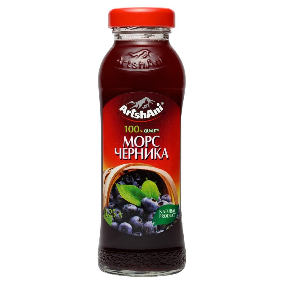 Морс ARTSHANI черничный /стекло/ 0,25л