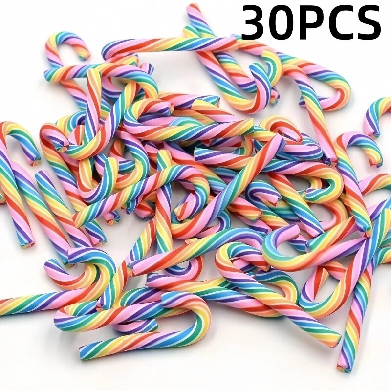 Мини-конфеты рождественские смоляные красные белые 10/30/50 шт A-30PCS