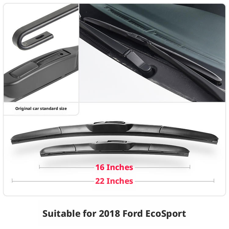 Original front and rear wiper strip для Ford Yibo wiper blade Yibo car original rubber strip 2013 Model 13 18