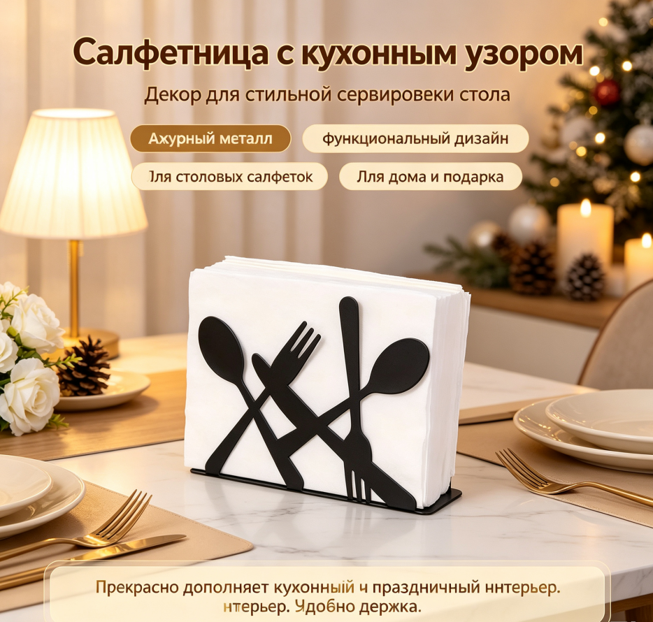 Металлическая подставка для салфеток с резным узором, много вариантов дизайна, декор для стола, подставка для салфеток