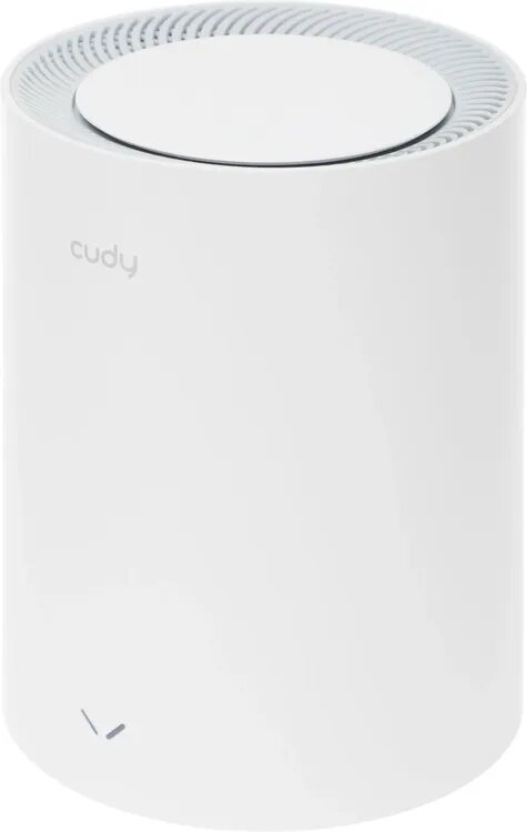 Бесшовный Mesh роутер CUDY M1800, Wi-Fi 6, AX1800, 2.4/5ГГц, 1 LAN, белый