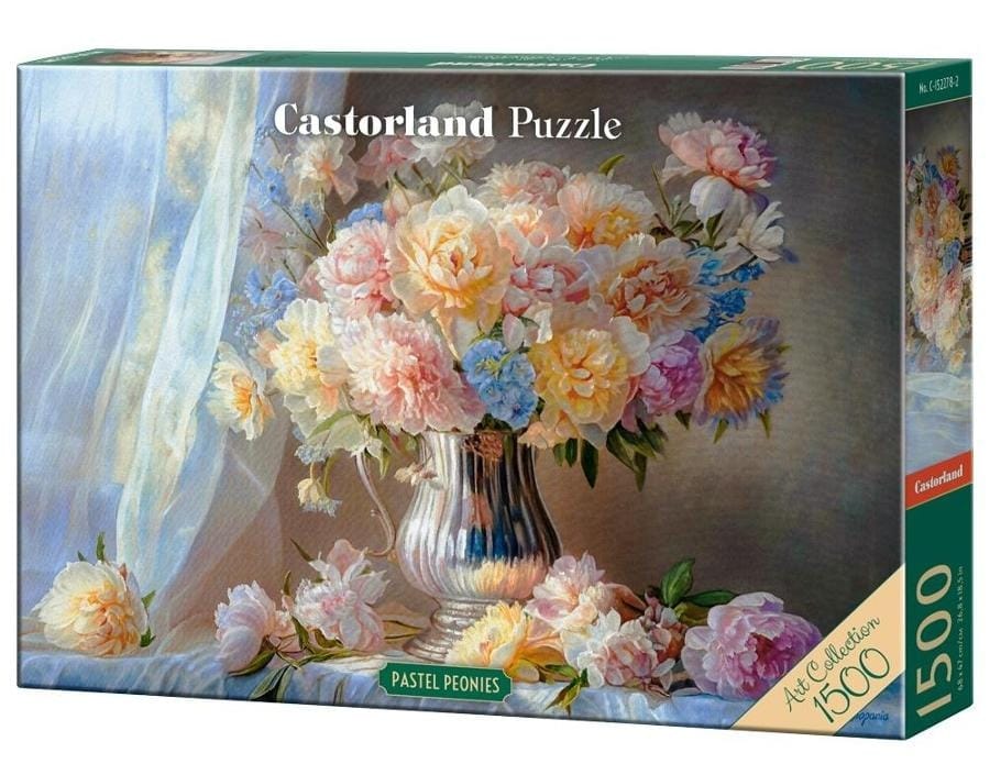 Пазл Castorland Pastel Peonies, 1500 элементов, 68x47 см