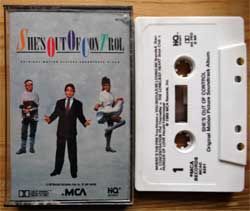 Аудиокассета va SHE'S OUT OF CONTROL - OST (1989 USA press, HQ, Dolby HX PRO B NR, MCAC-6281, mint/mint) (MC5211)