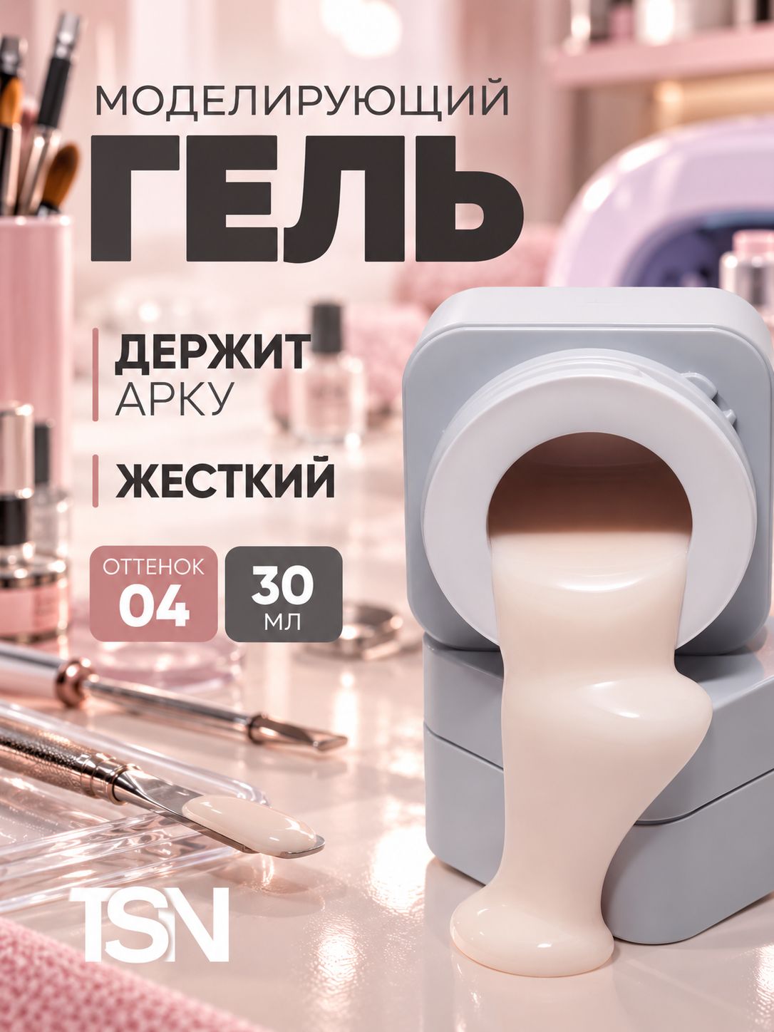 Гель для моделирования Easy Gel 04