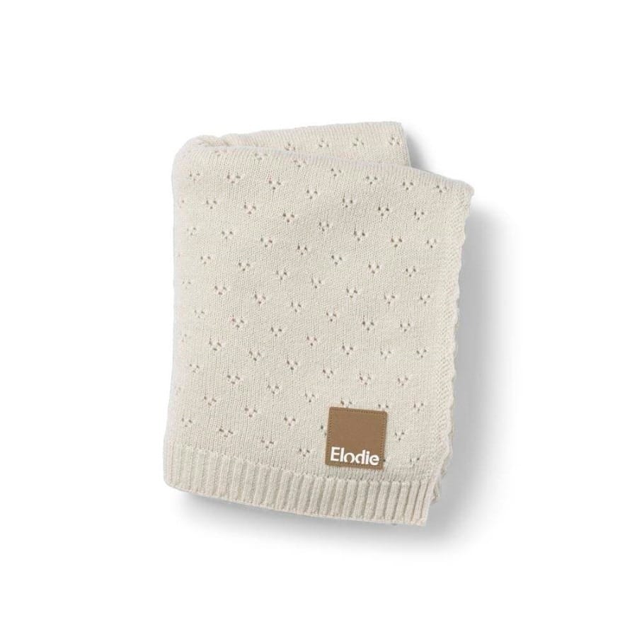 Плед Elodie Details Pointelle, Creamy White, 75x100 см