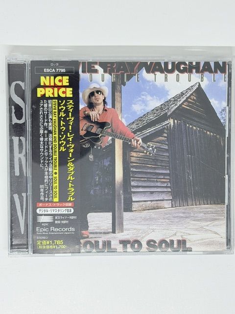 Музыкальный диск Stevie Ray Vaughan And Double Trouble-Soul To Soul (CD, JAPAN) '99 MINT+OBI