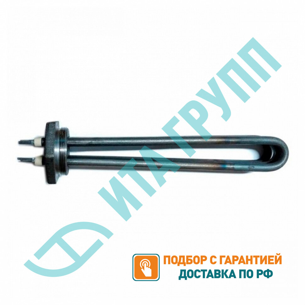Блок ТЭН для котла 9кВт, L350мм, G 2,5" 74мм, Alterm, 68790
